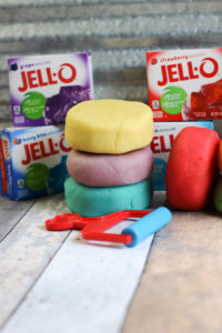 Homemade Jello Playdough Recipe - 24hourfamily.com