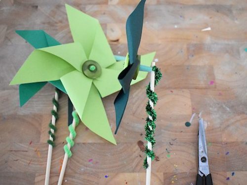 How to Make a Simple Pinwheel for Kids