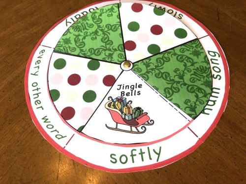 Christmas Spinner Template (Free Printable)