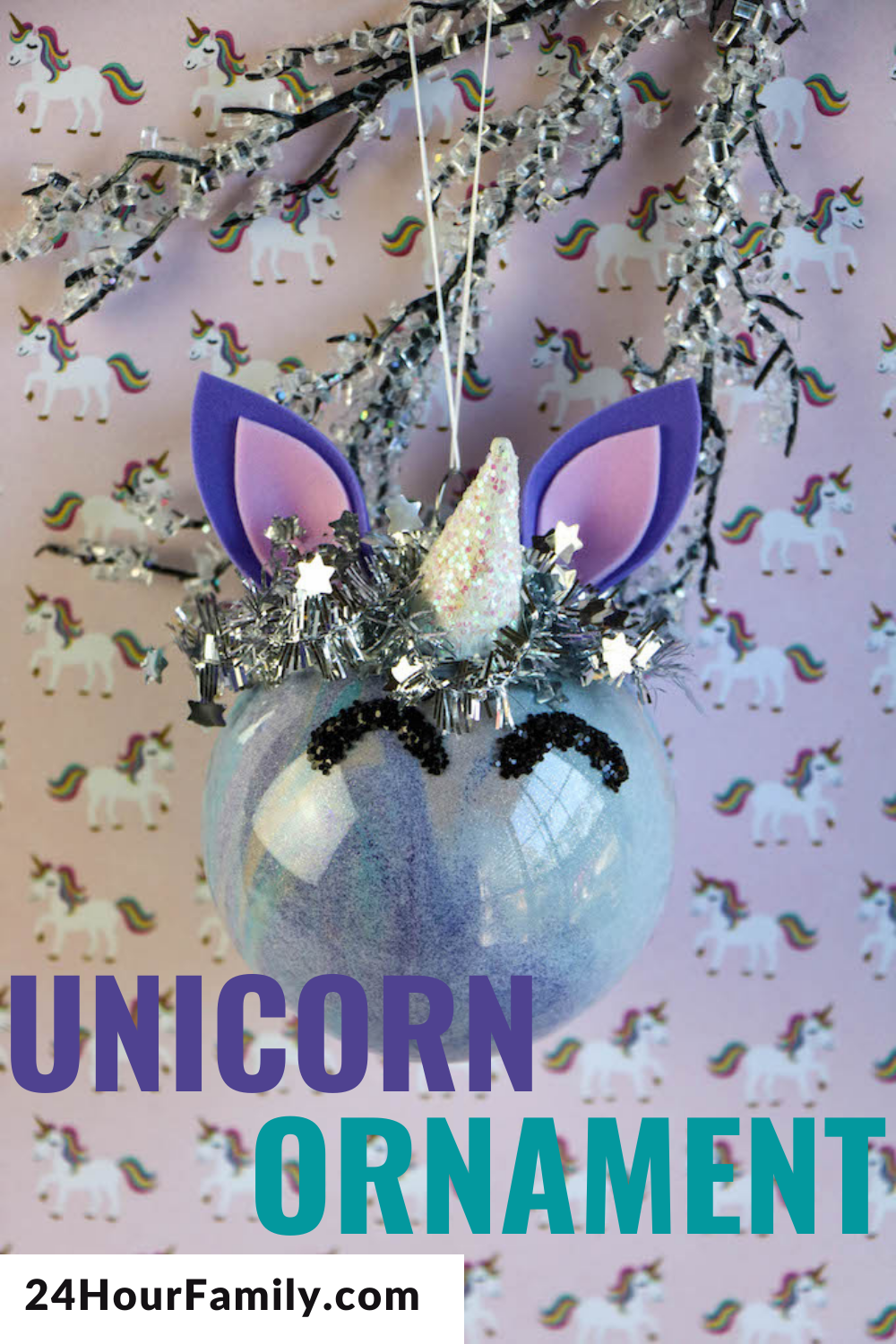 How to Make a Unicorn Christmas Ornament