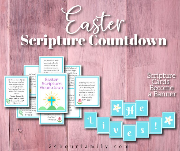 Free Printable Scripture Cards to Celebrate Easter
