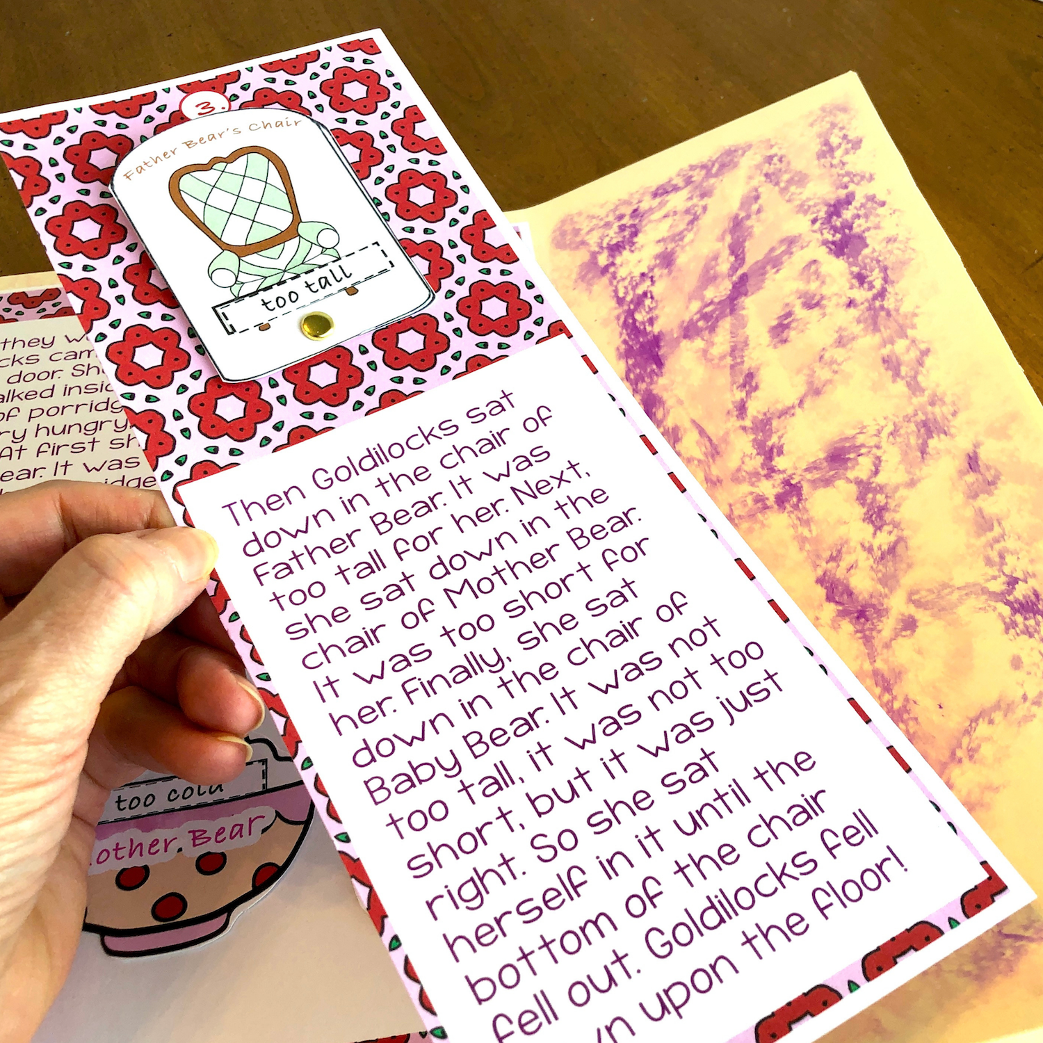 Goldilocks and the Three Bears PDF (Free Printable)