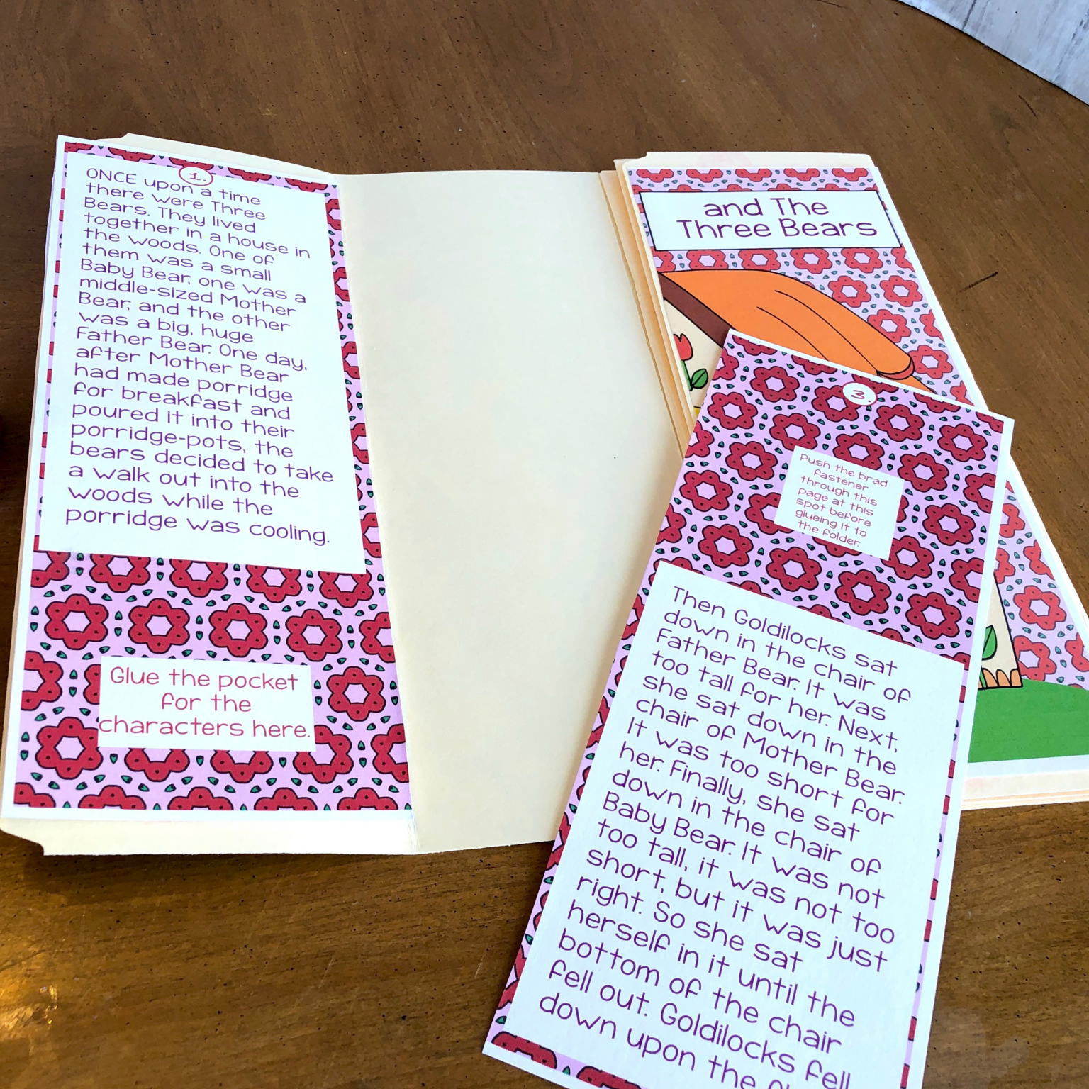 Goldilocks and the Three Bears PDF (Free Printable)