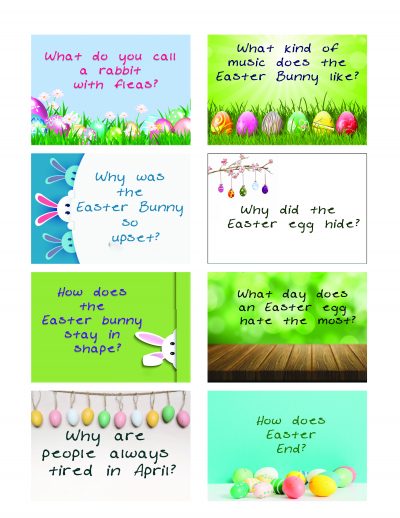 Free Printable with Easter Puns and Dad Jokes » 24hourfamily.com