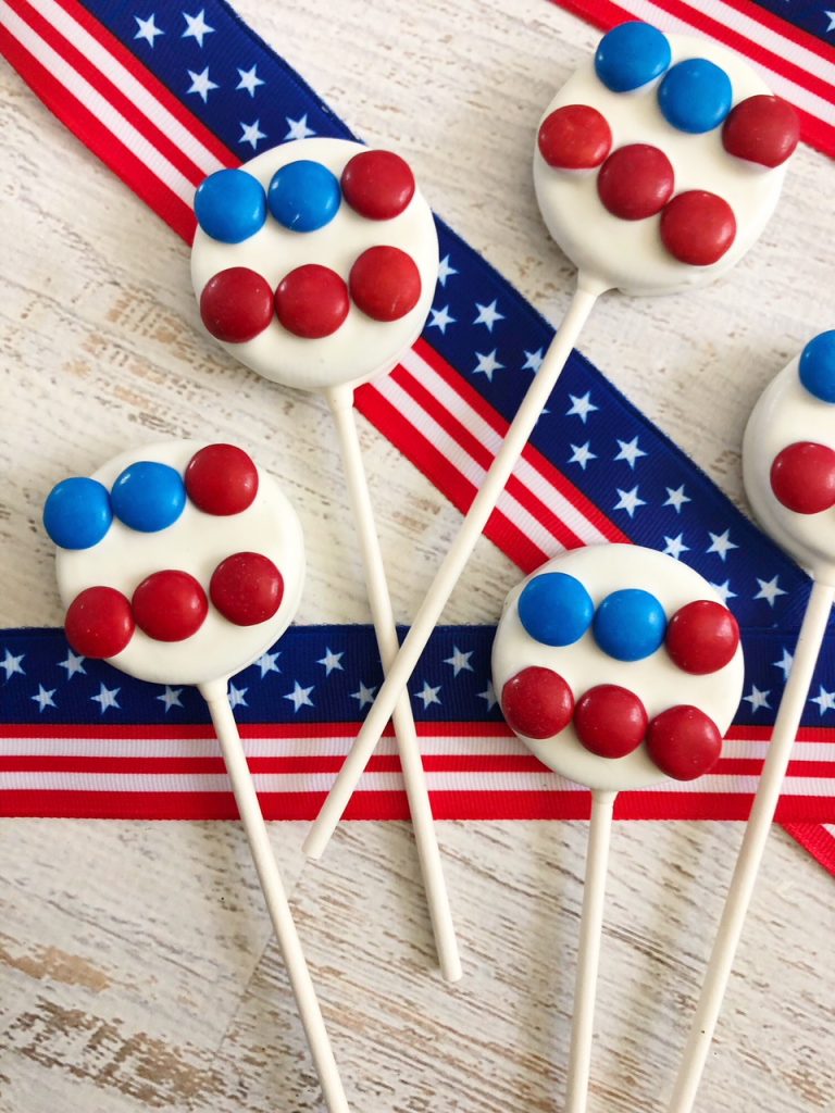 4th of July Oreo Pops Recipe