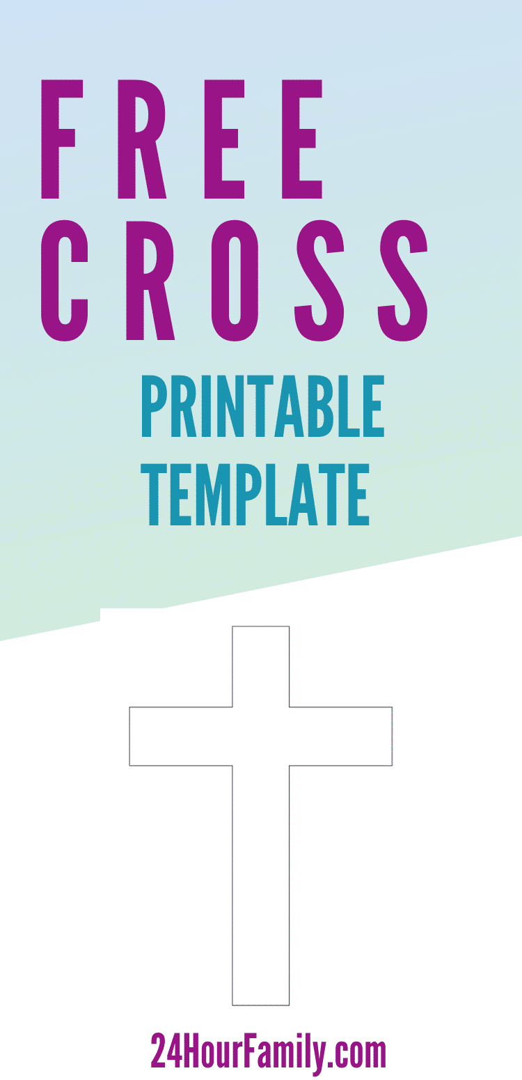 Free Printable Cross Template