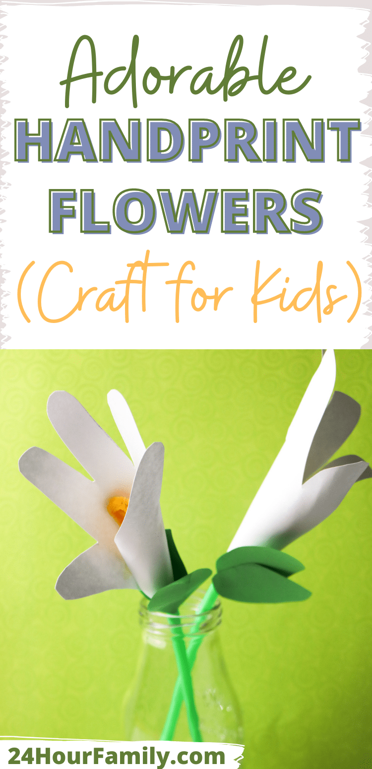Handprint Flowers for Kids to Make