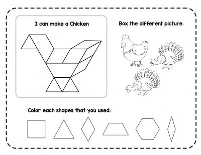 10 Farm Pattern Blocks Printables for Preschoolers (Free To Print)