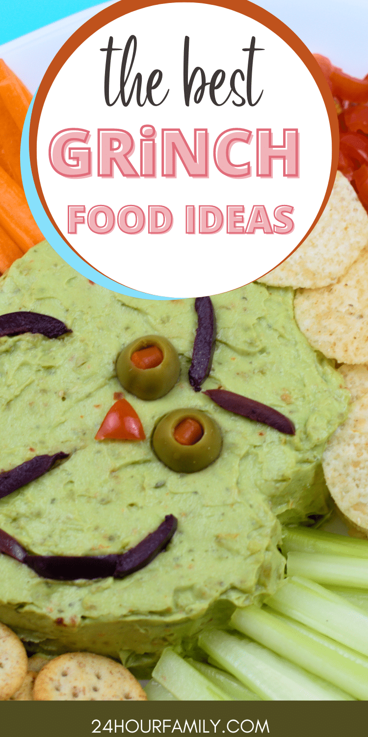 How to Make a Guacamole Grinch Food Dip
