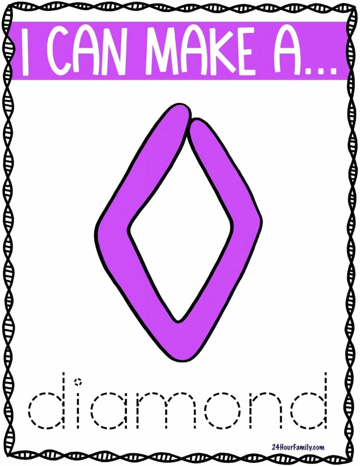16 Playdoh Mats Printable Shapes for Preschoolers