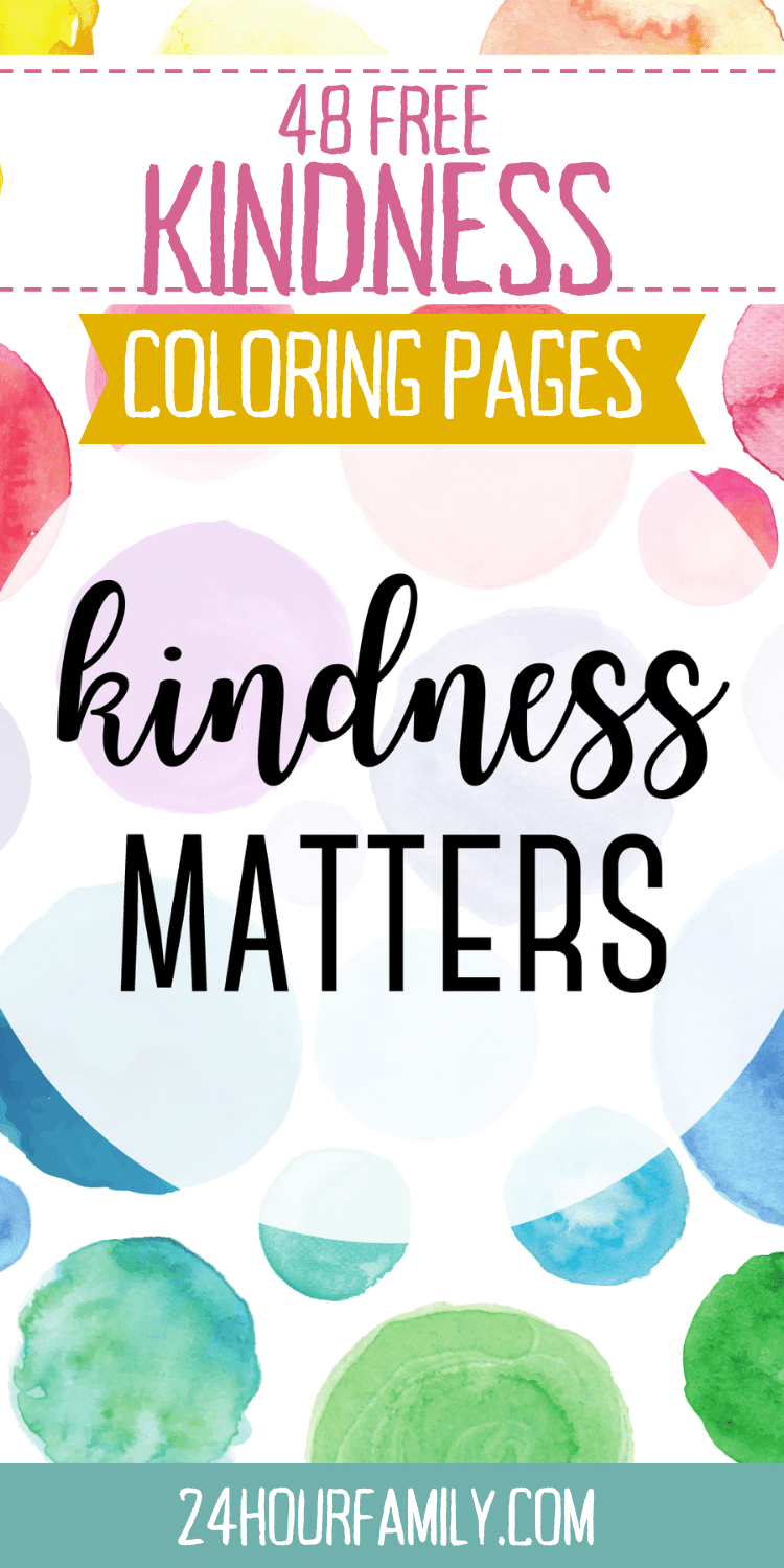 48 Free Kindness Coloring Pages for Kids and Adults