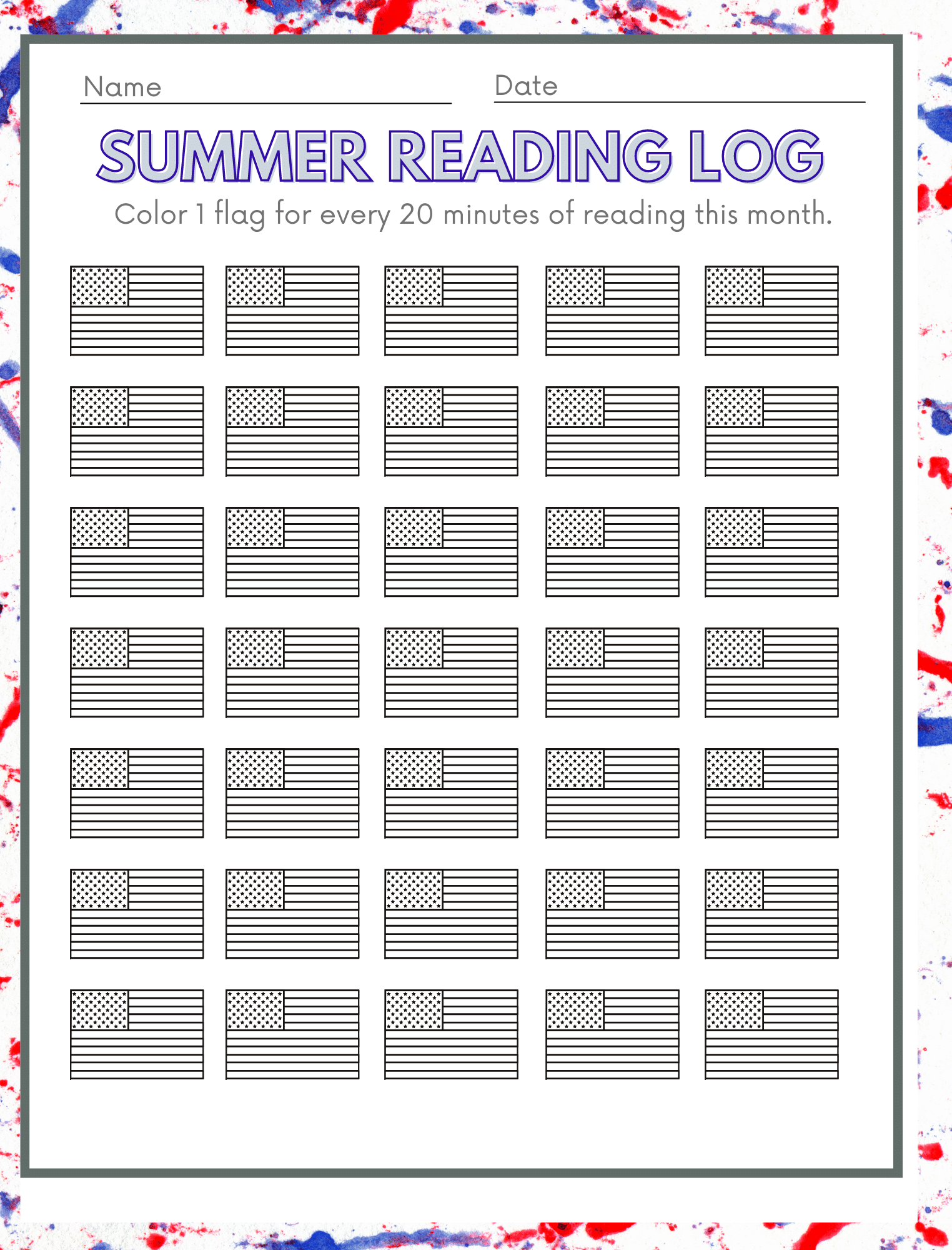 32 Free Reading Log Printables for Adults & Kids