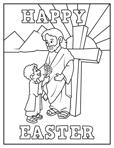 Christ-Centered Easter Coloring Pages (Free Printables) » 24hourfamily.com
