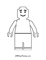 Lego Man Printable (21 Free Templates)