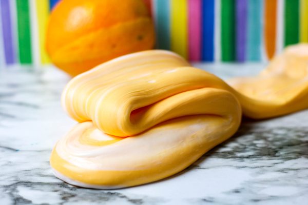 Orange Slime Recipe - Perfect Kids Party Idea