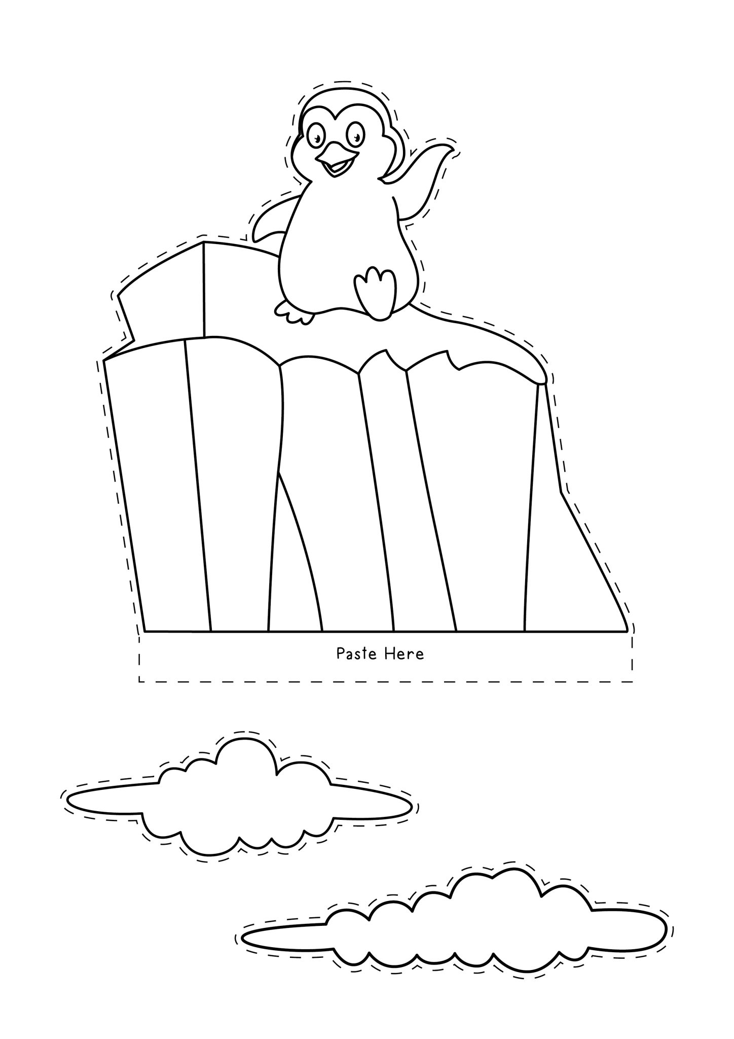 Build this Fun Polar Habitat Shoe Box Diorama