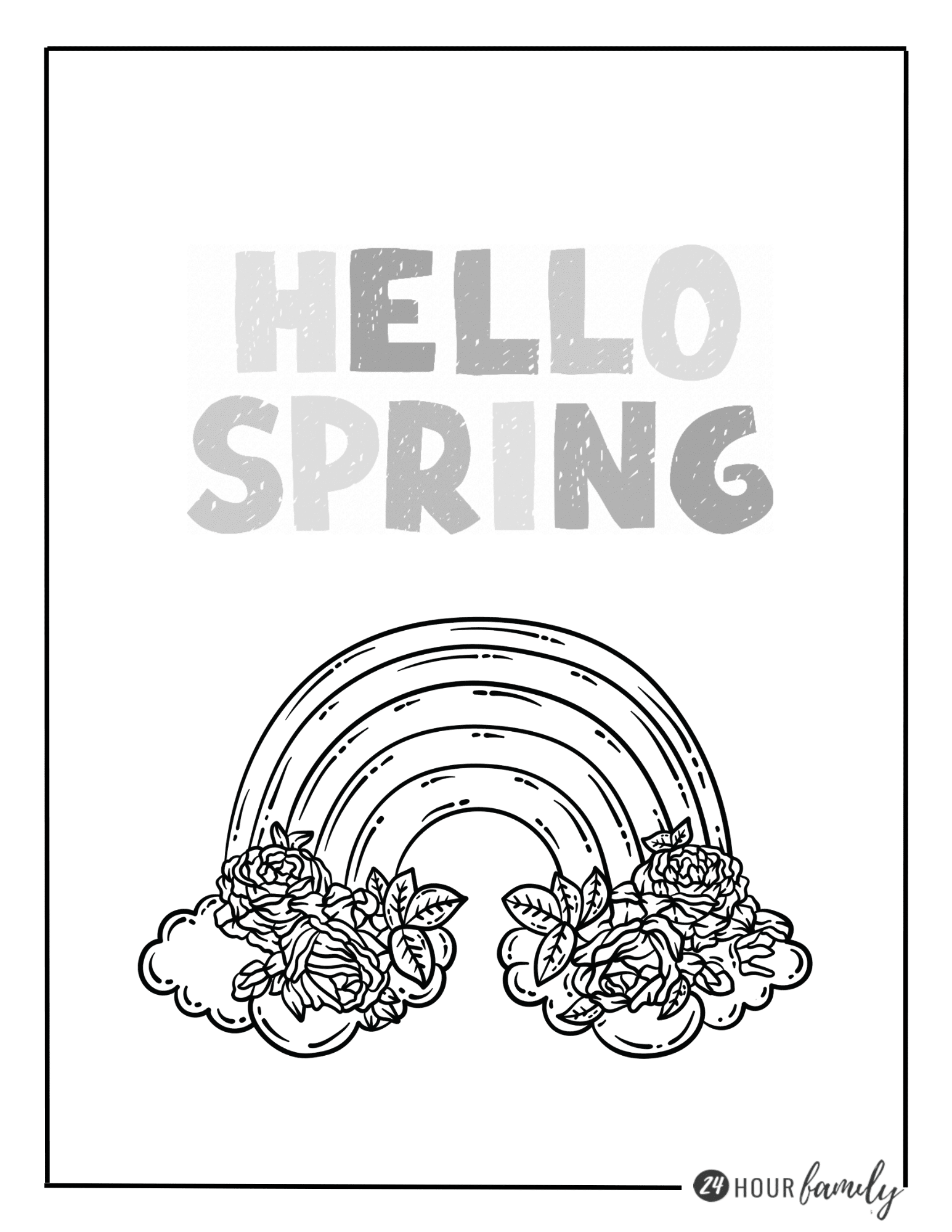 53 Free Spring Coloring Pages (Free Printable)