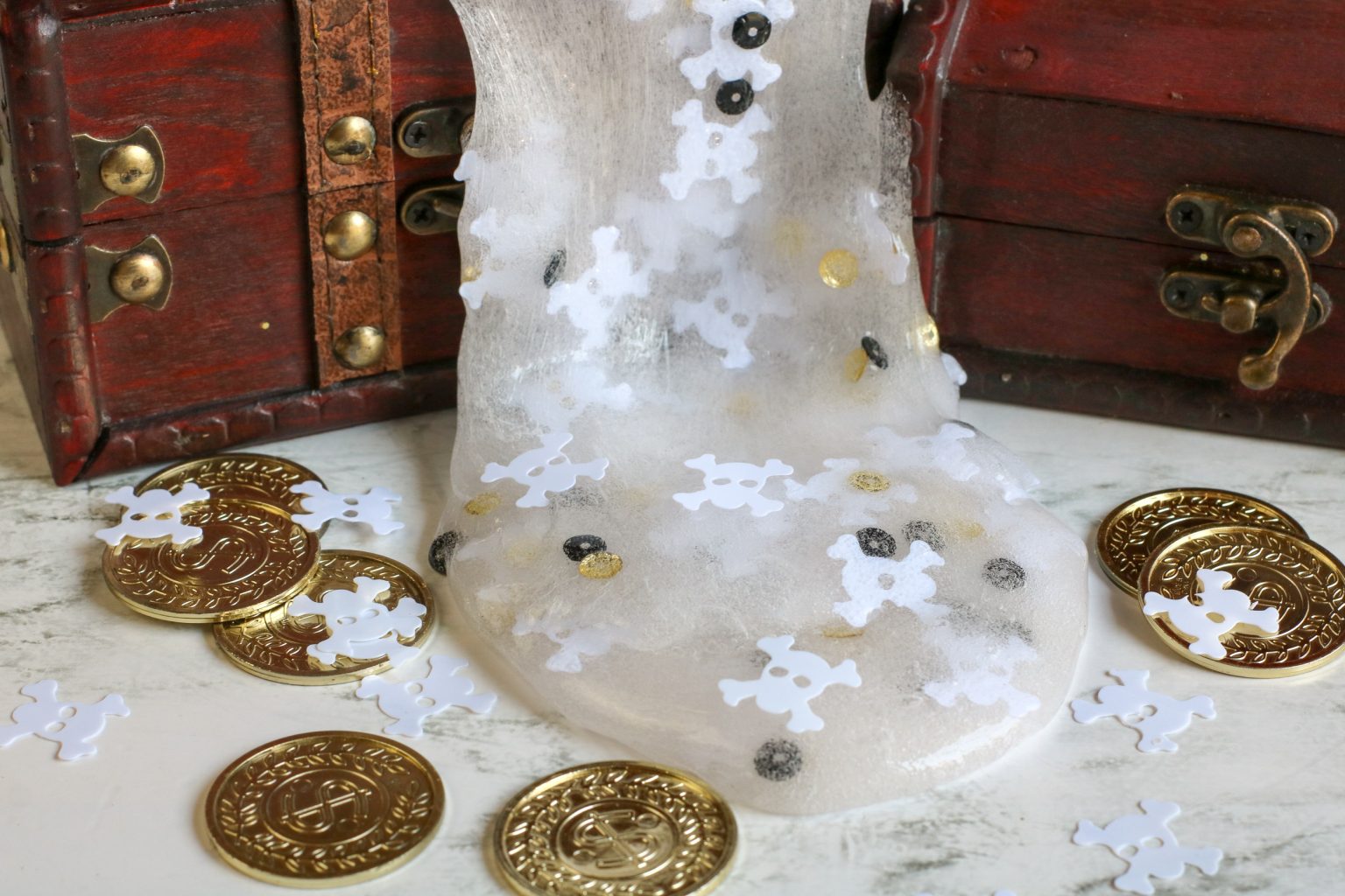 DIY Pirate Treasure Slime Recipe