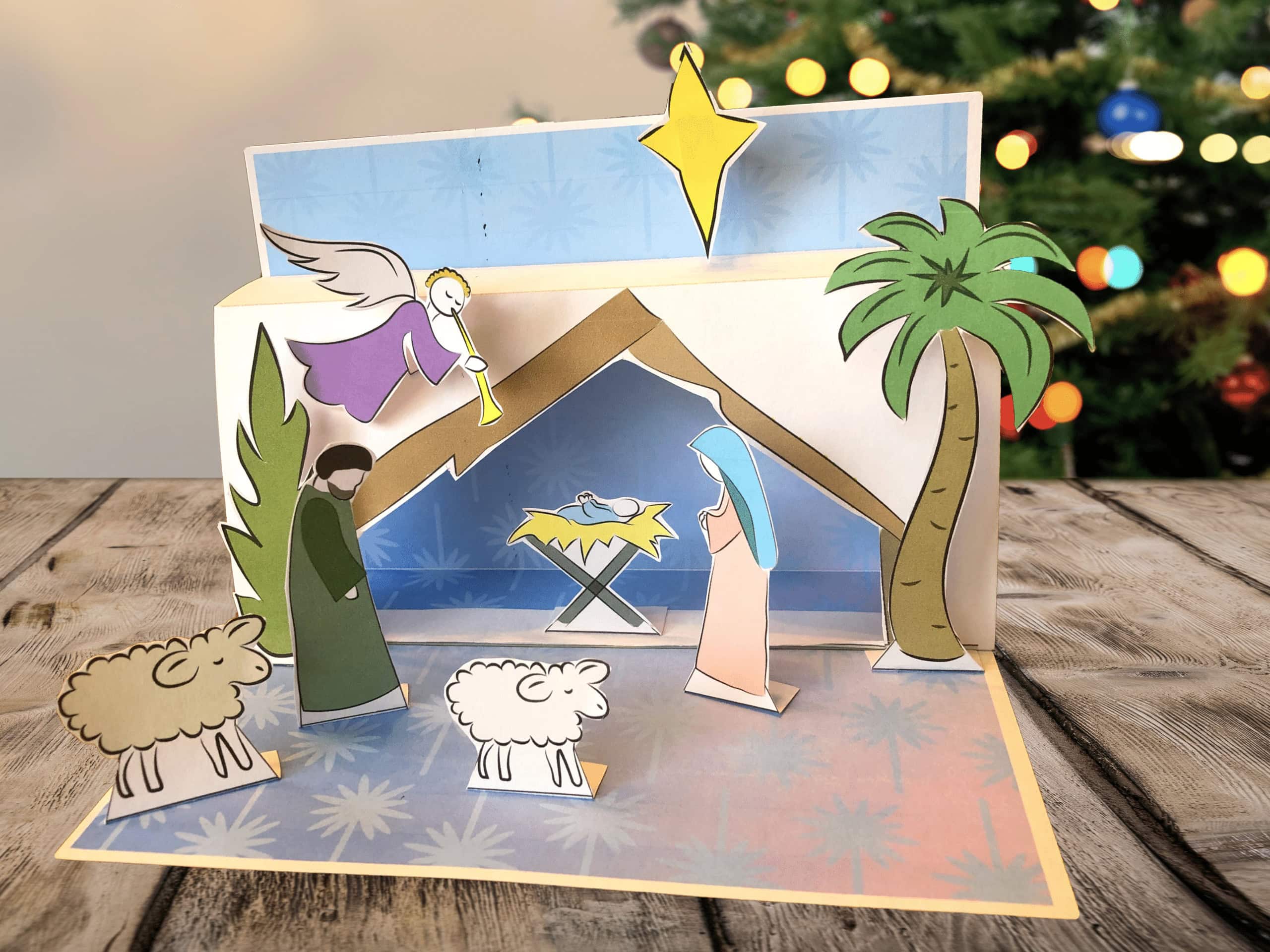 Free Nativity Printable 3D Scene: A Christmas Craft Adventure