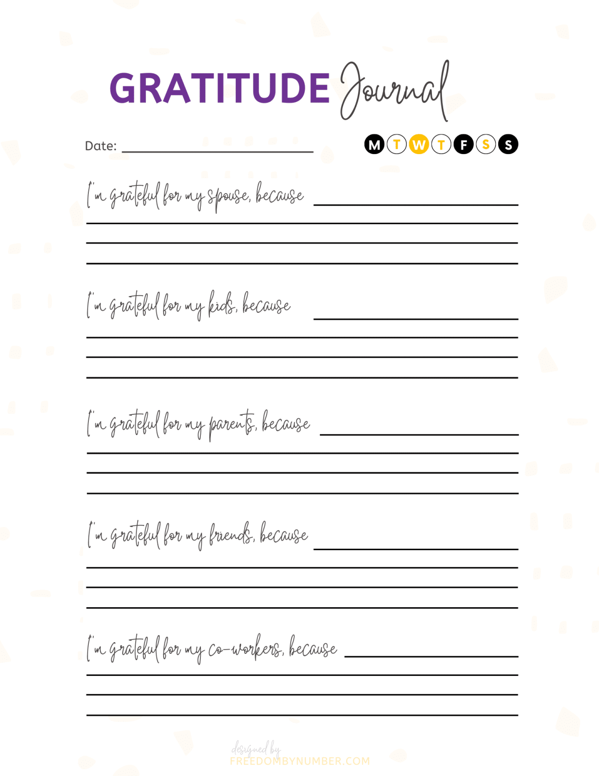 Free Printable Gratitude Journal for 2026 (23 Pages) » 24hourfamily.com