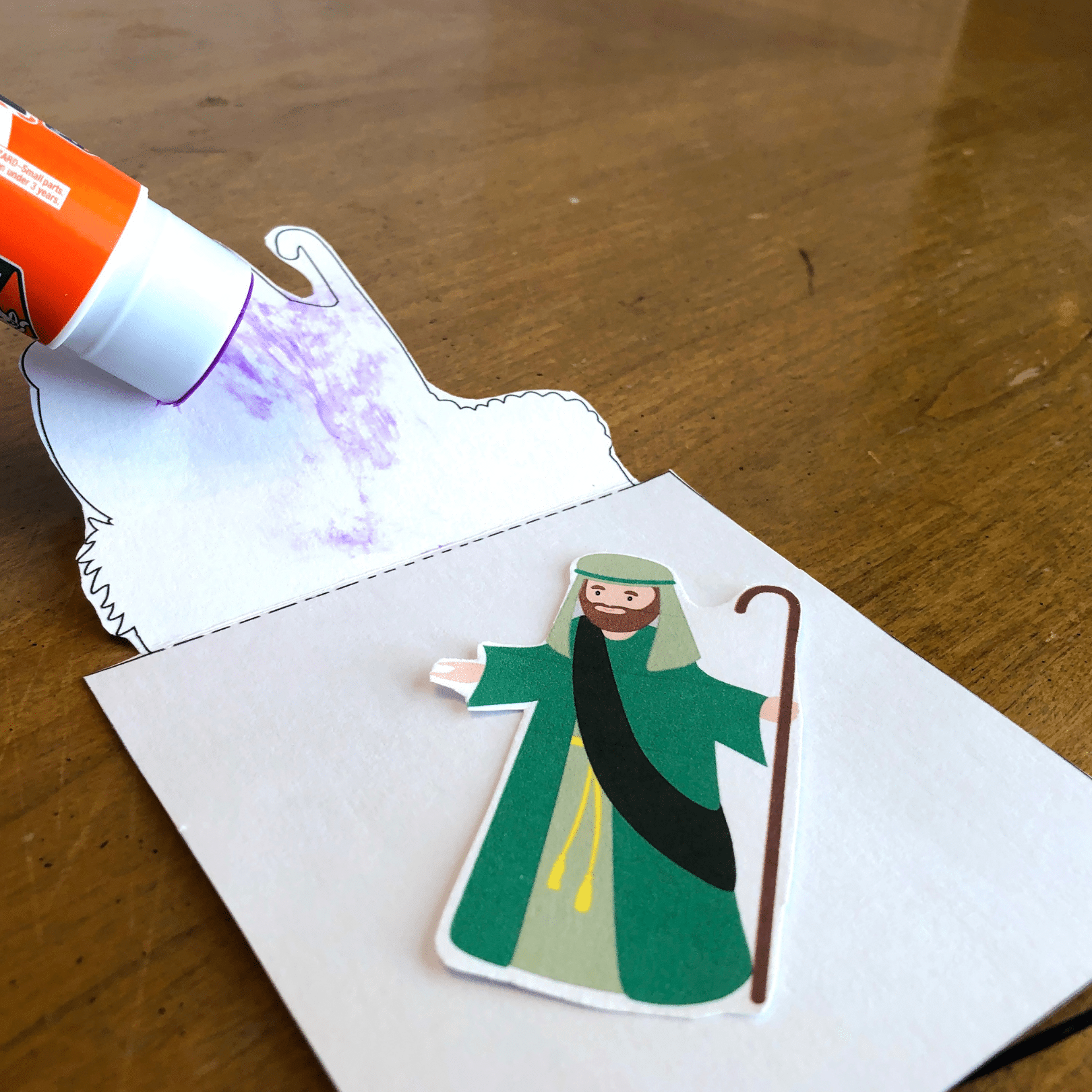 Nativity Christmas Story Pop-Up Card (Free Printable)
