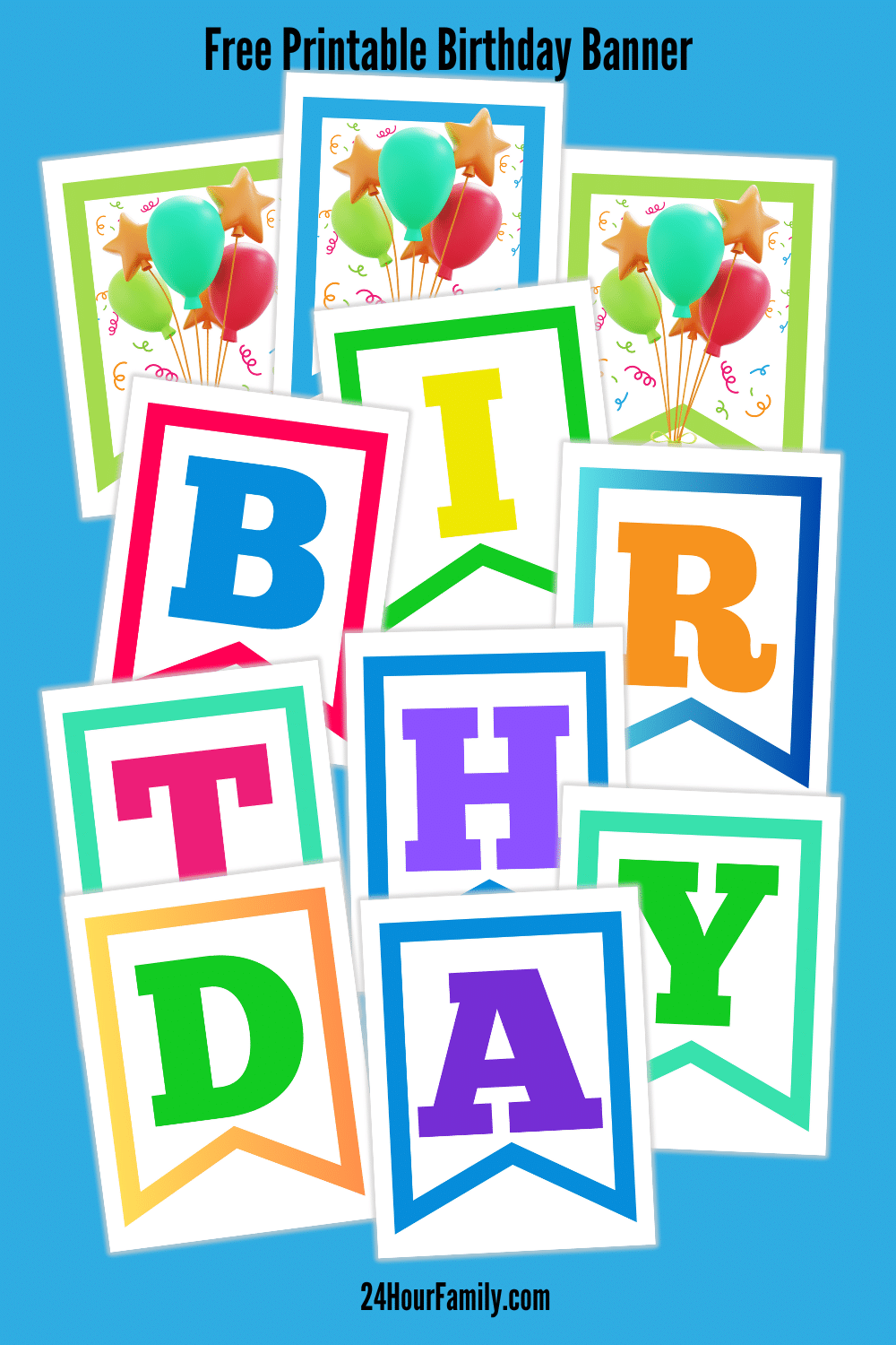Printable Happy Birthday Banner