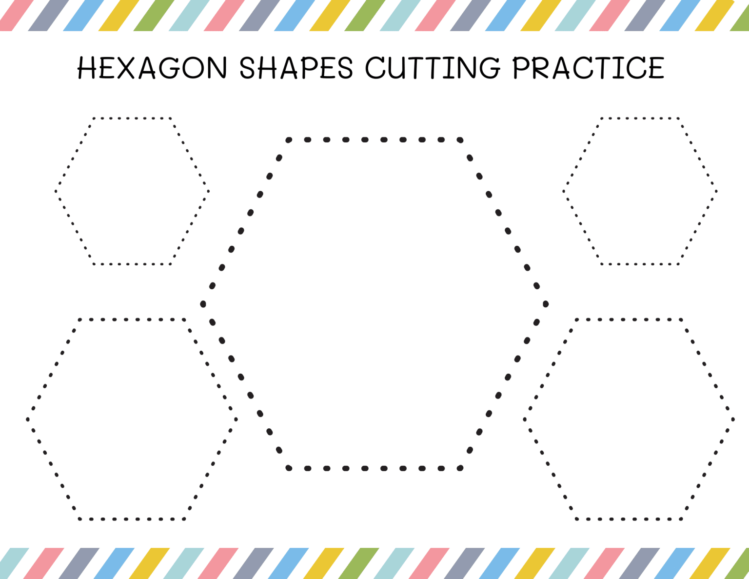 18 Cutting Shapes Worksheets (Free Printables)