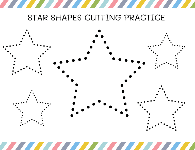 18 Cutting Shapes Worksheets (Free Printables)