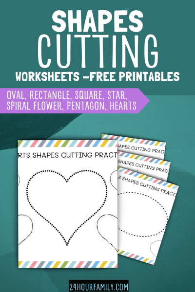 18 Cutting Shapes Worksheets (Free Printables)