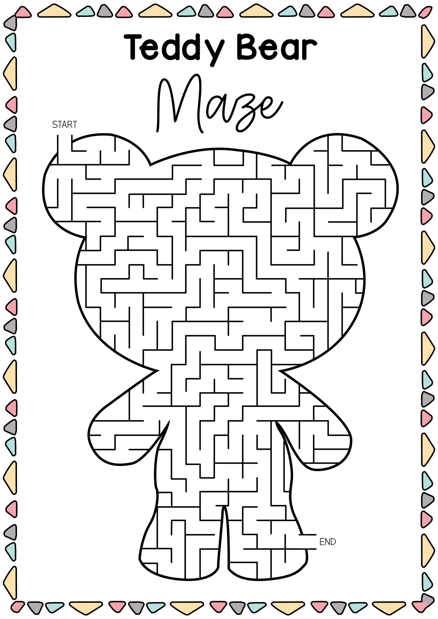Free Teddy Bear Worksheets That Are Perfect For Preschoolers