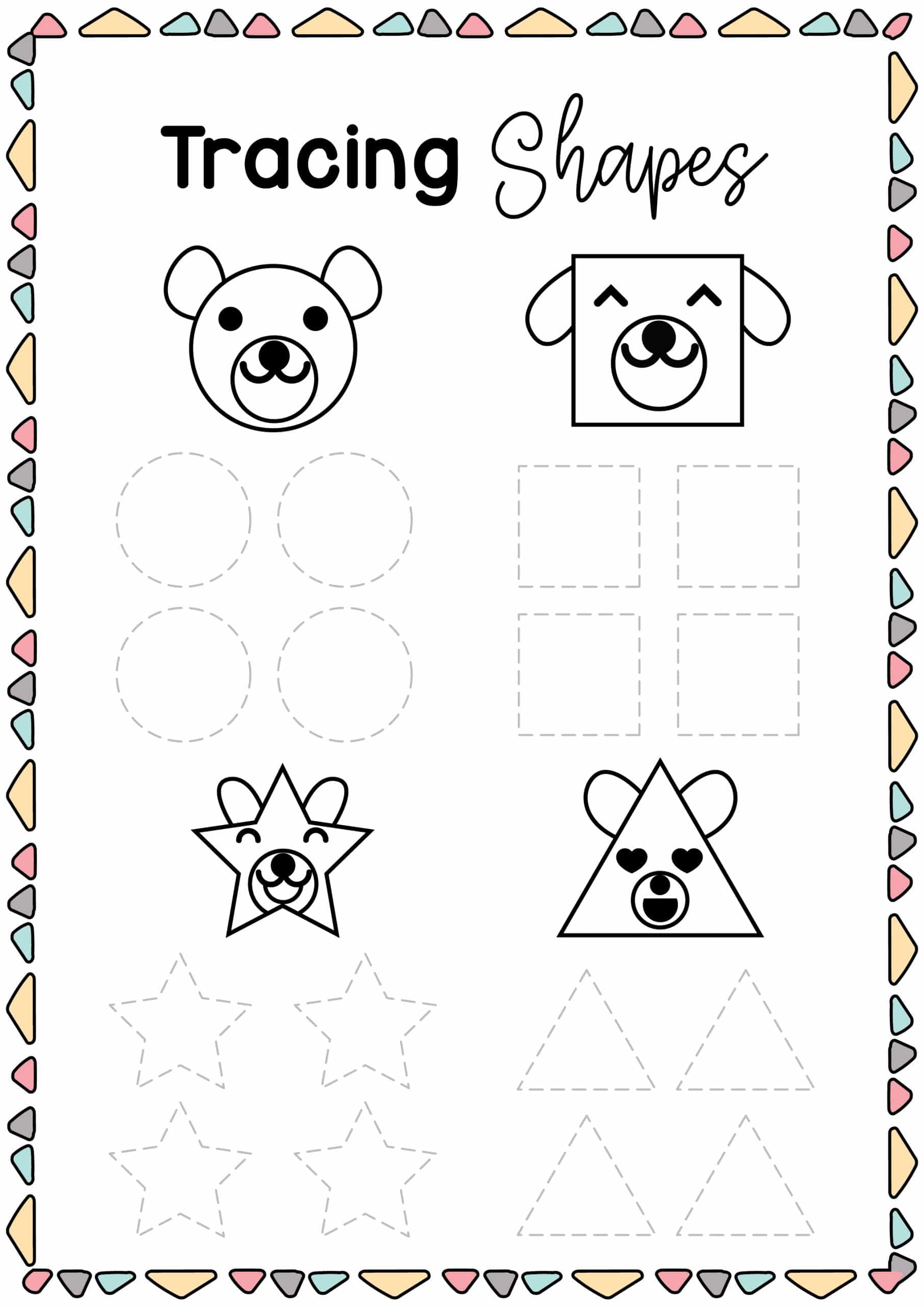 Free Teddy Bear Worksheets That Are Perfect For Preschoolers