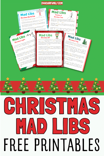 5 Christmas Mad Libs For Kids (Free Printables)