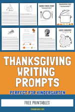 Thanksgiving Writing for Prompts for Kids (Free to Print)