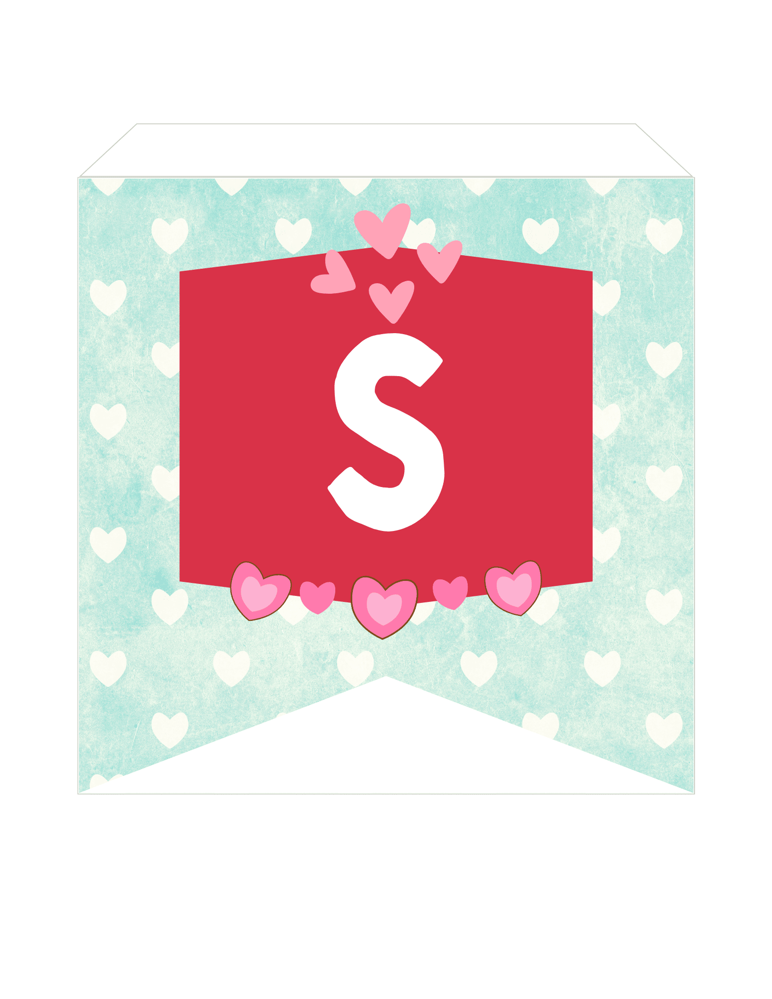 Free Printable Happy Valentine's Day Banner - 24hourfamily.com