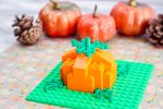 How to Build a Simple Lego Pumpkin For Fall