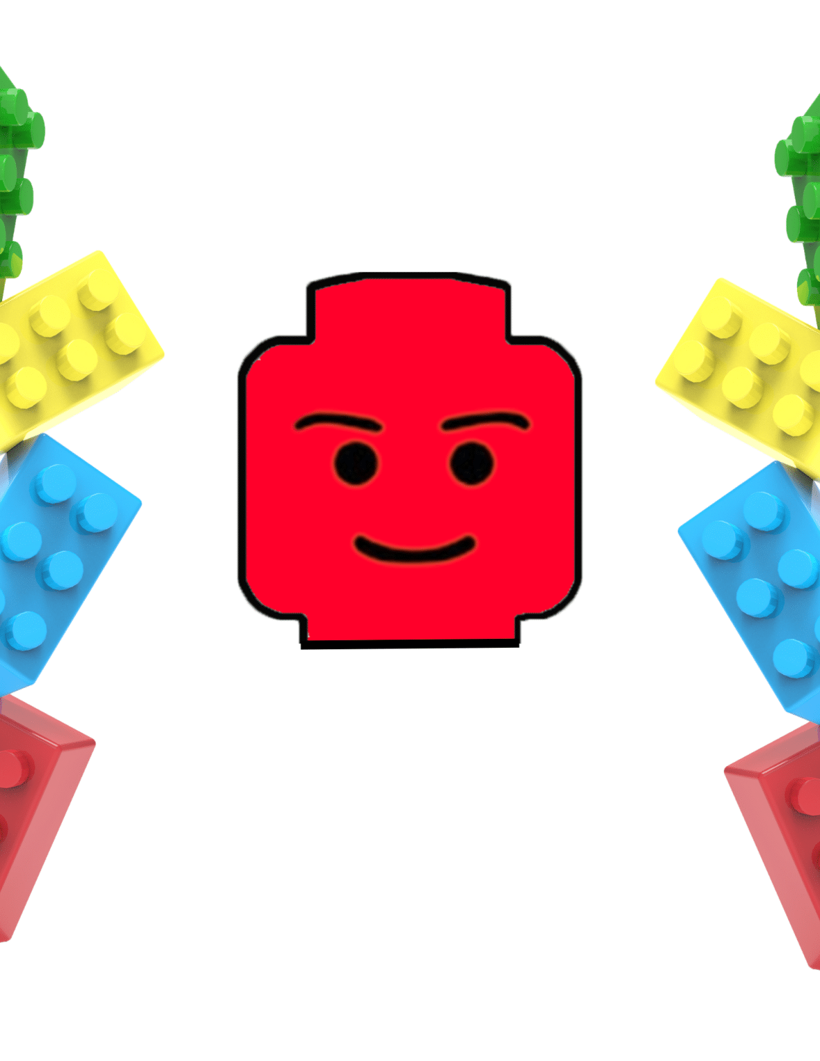 Lego Head Printable (11 Free Templates)