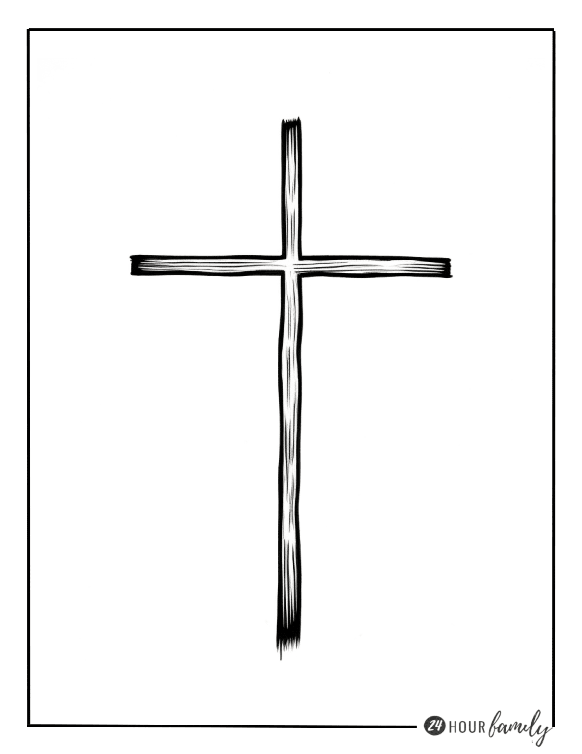 25 Free Cross Coloring Pages for Adults and Kids