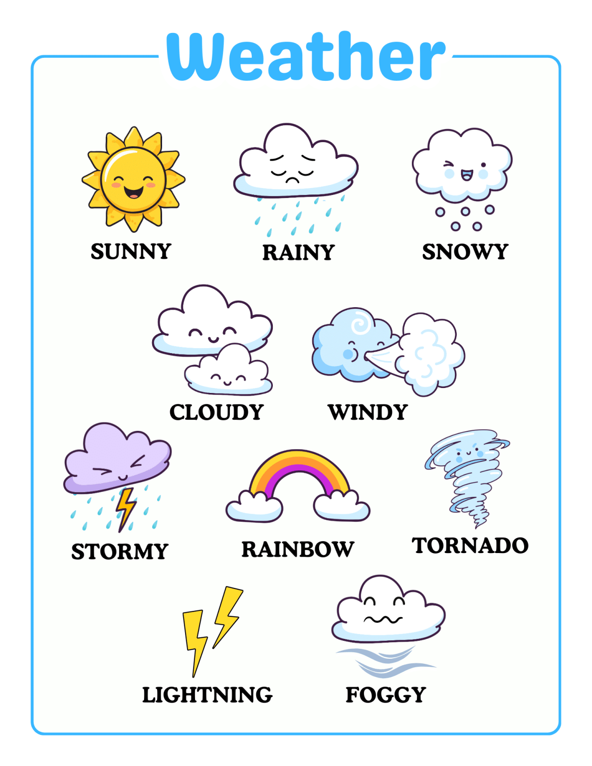Daily Weather Fun! Grab Your Free Weather Chart for Kids