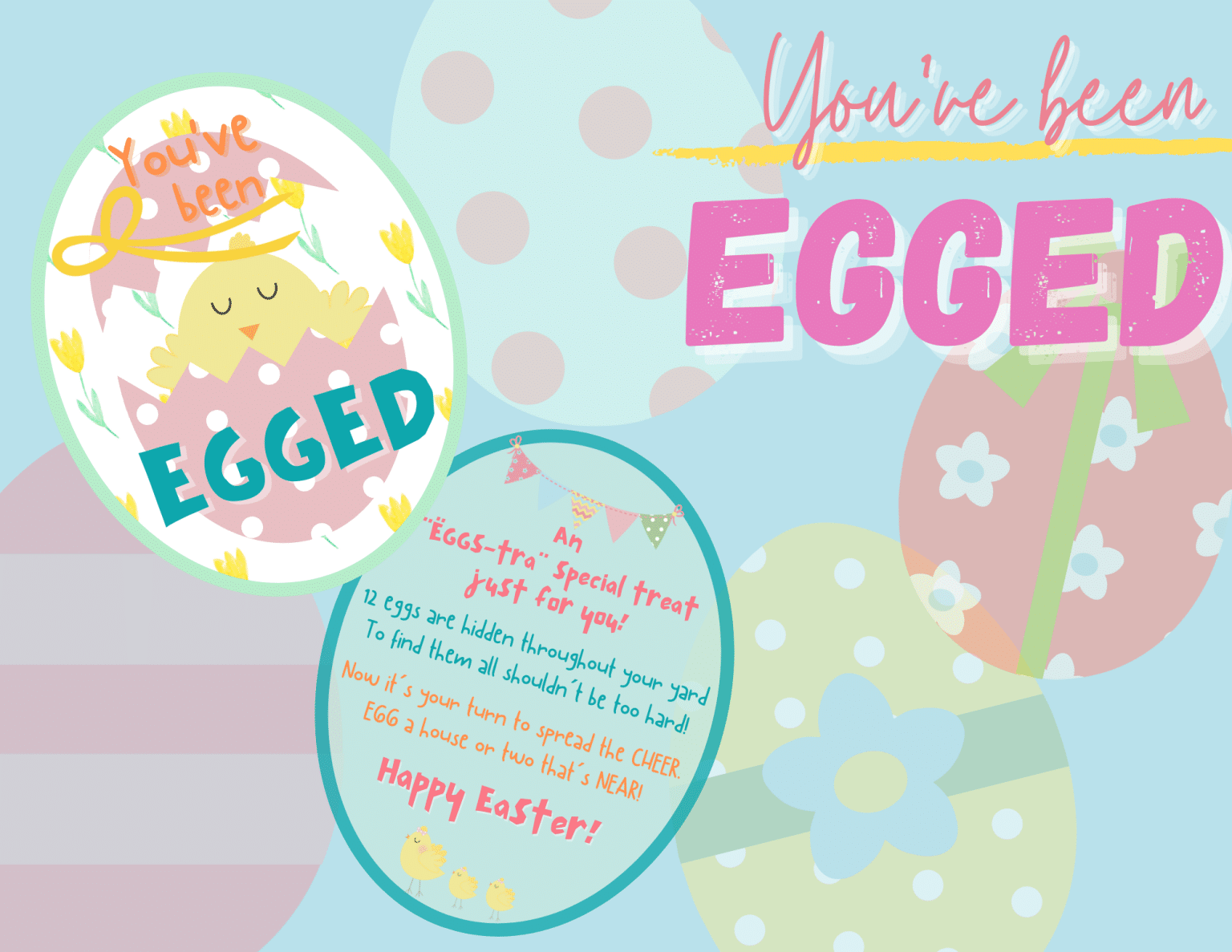You've Been Egged (Free Printable) - 24hourfamily.com