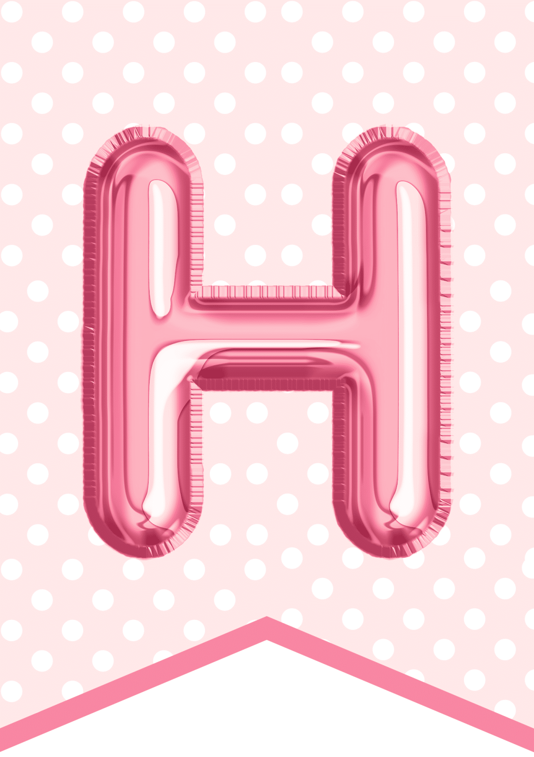 Free Pink Happy Birthday Banner - Printable Banner for Parties