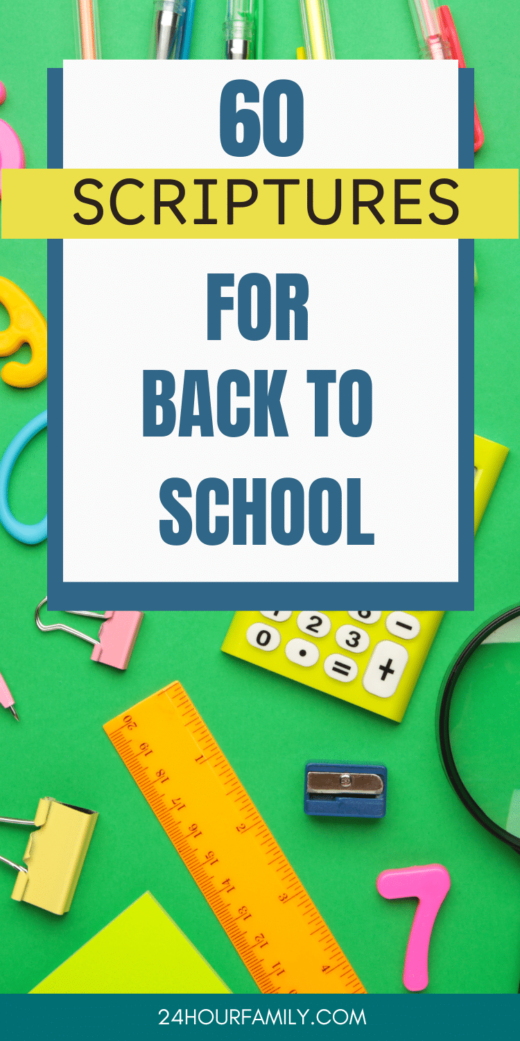 60 Back-to-School Bible Verses for Families