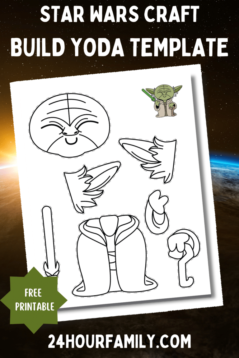 "Build a Yoda" Craft (Free Printable Template)