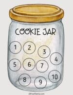 Cookie Jar Number Matching Printable Game (Free Game)
