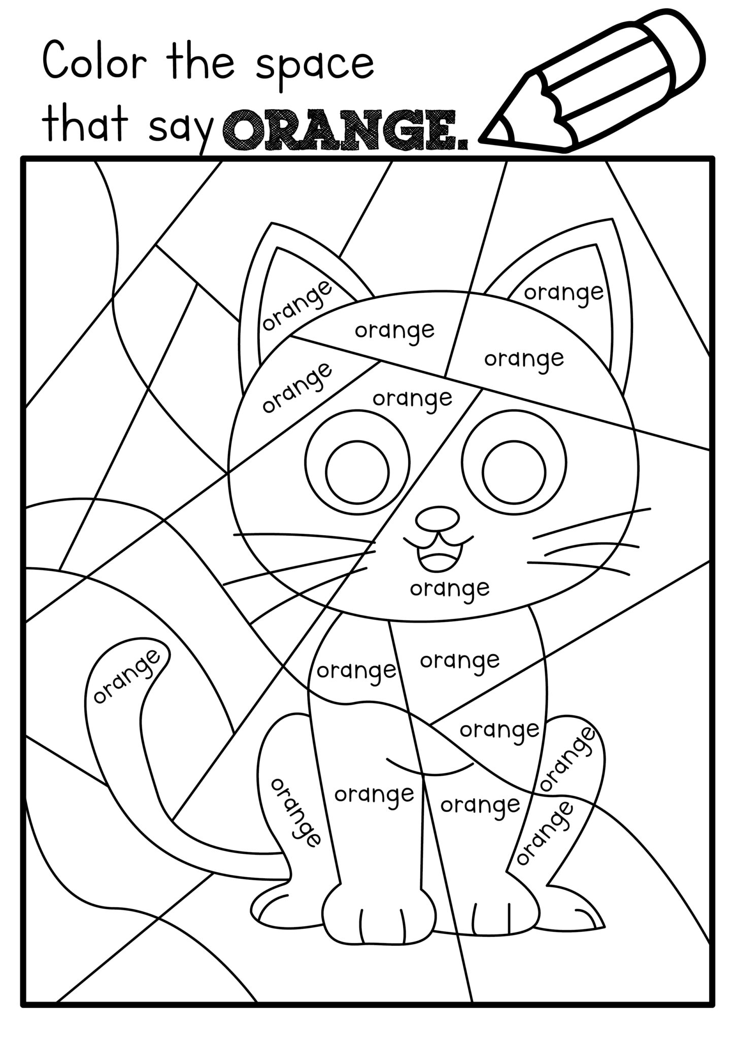 Read and Learn: Free Read and Color Worksheets! » 24hourfamily.com