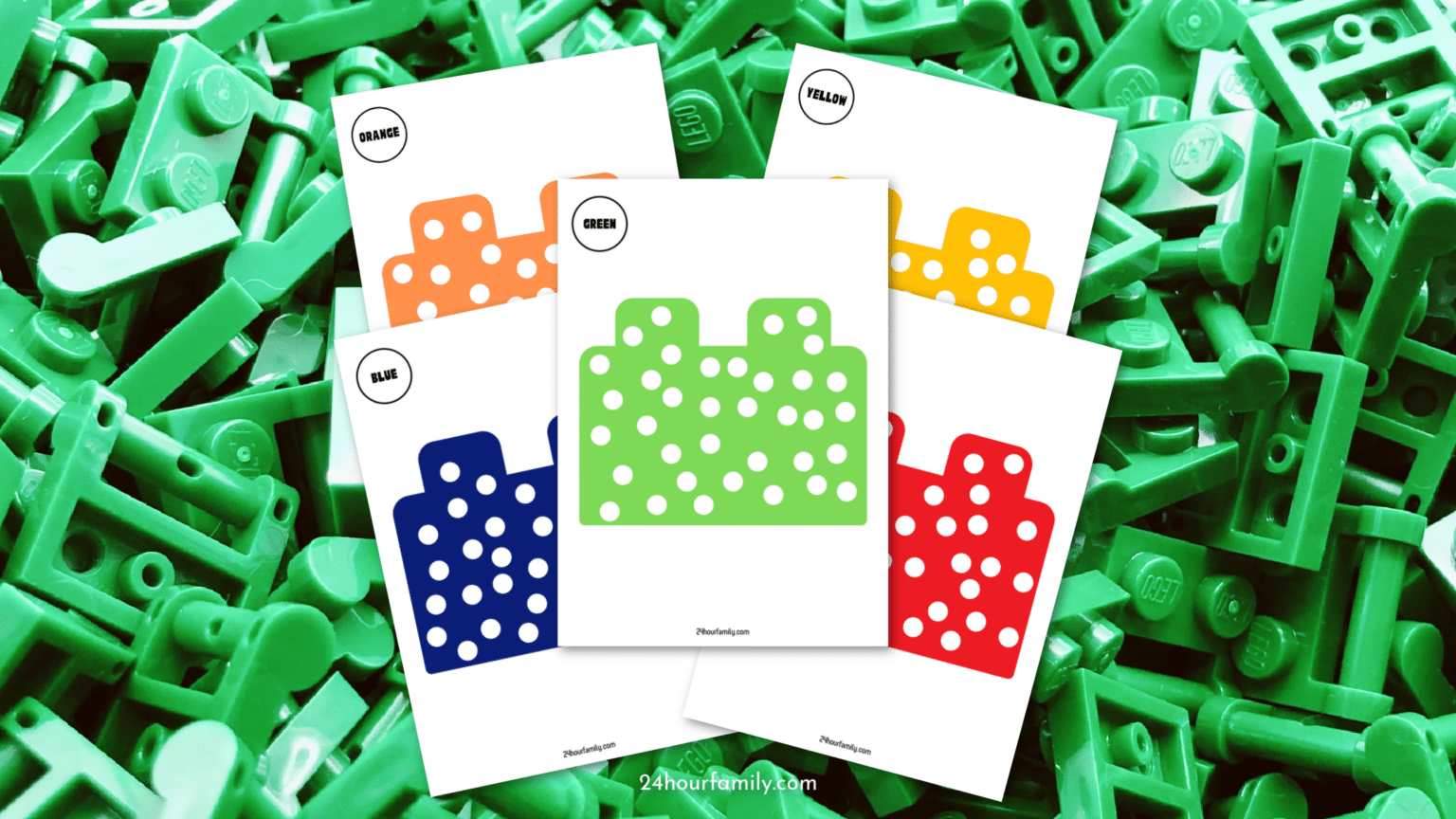 Lego Q-Tip Painting Printables (Free Template)