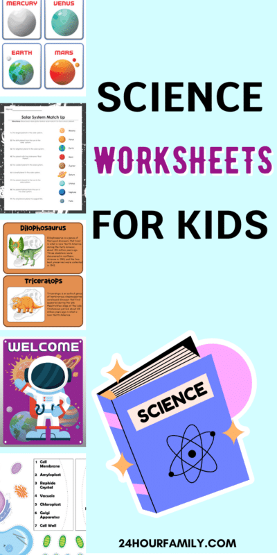 Printable Science Worksheets For Kids