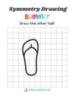 Summer Symmetry Drawing Worksheets for Kids (Free Printables)