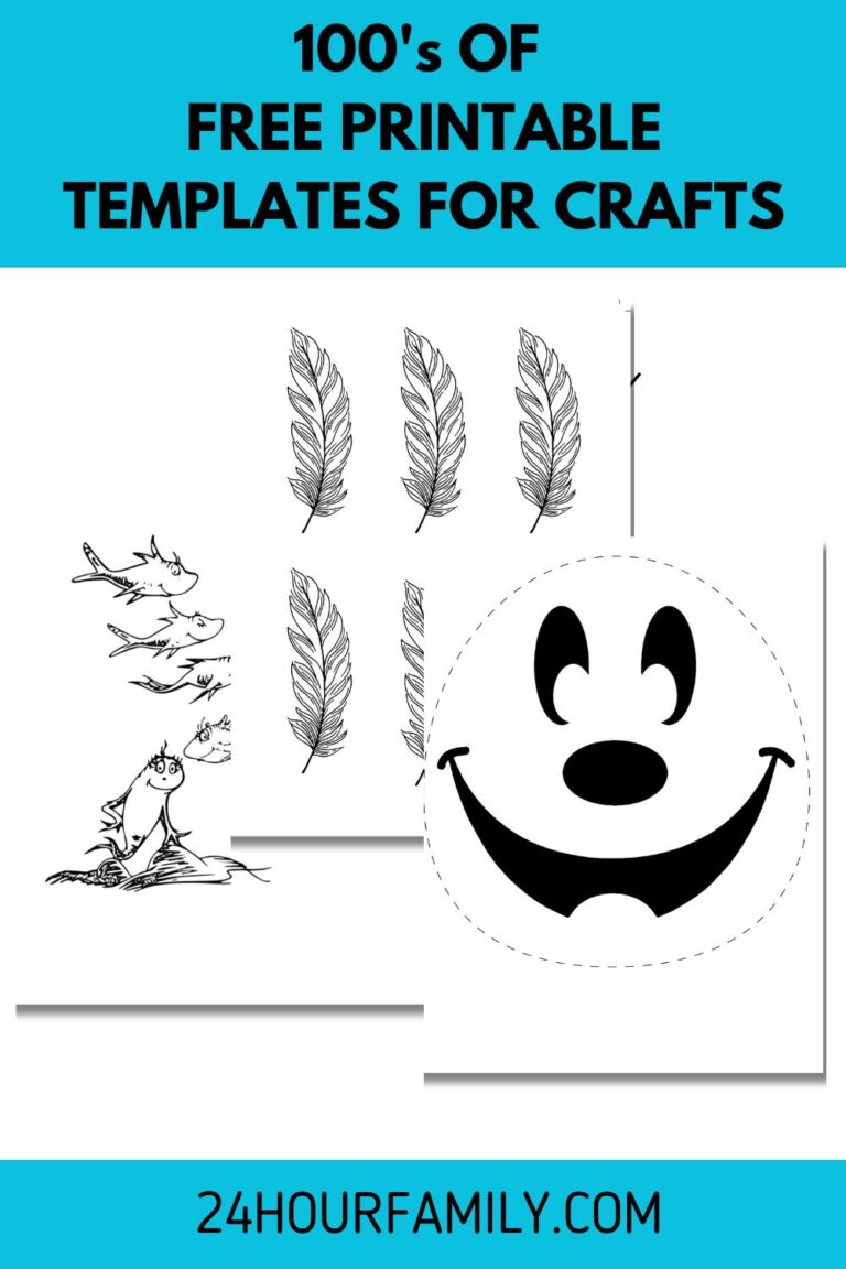 Free Printable Templates for Crafts