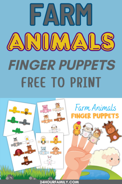Free Farm Animals Finger Puppets Printable (20 Animals PDF ...