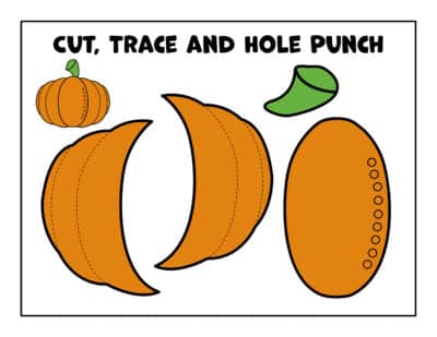 Cut and Paste a Pumpkin Printable Craft (Free Template)